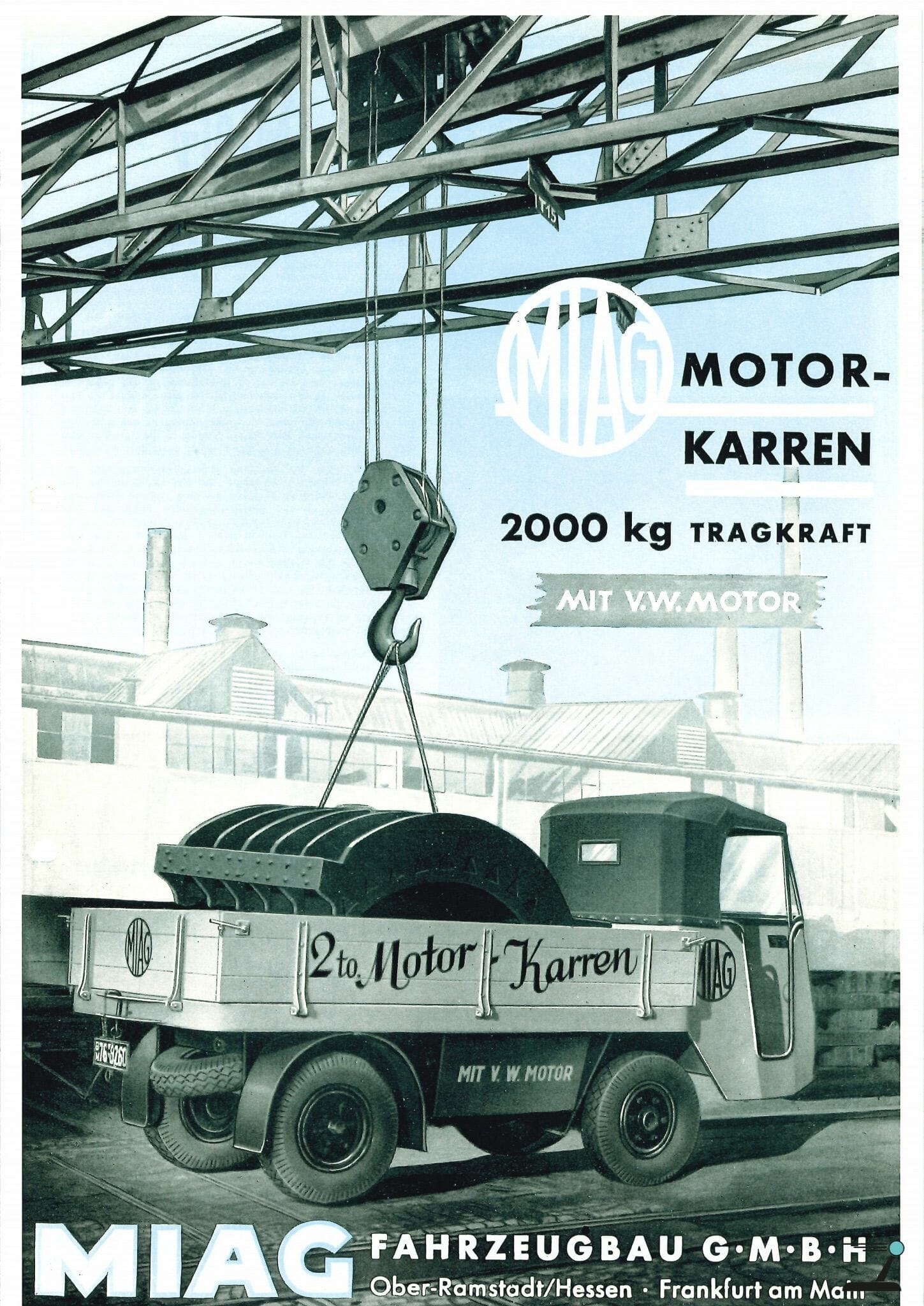 MIAG Motor-Karren - bid now and carry